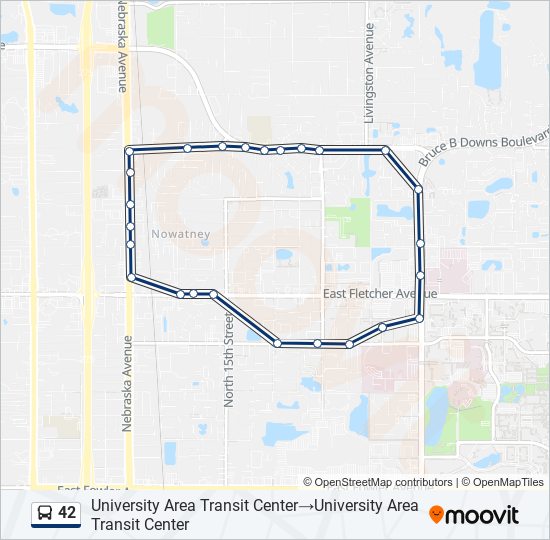 42 Route: Schedules, Stops & Maps - University Area Transit Center‎→ ...