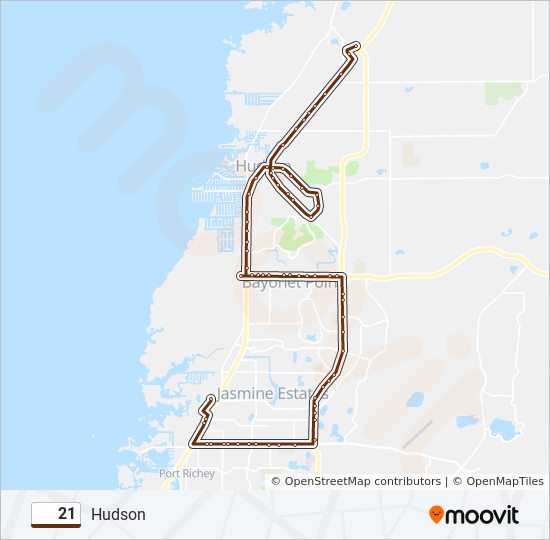 21 Route: Schedules, Stops & Maps - North (Updated)
