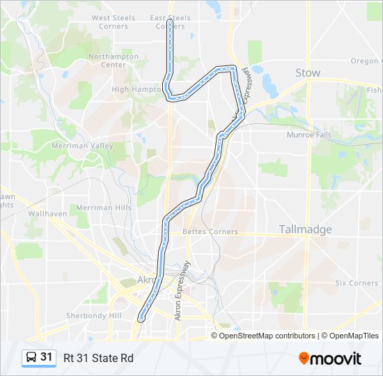 Ruta 31: horarios, paradas y mapas - Rt 31 State Rd (Actualizado)