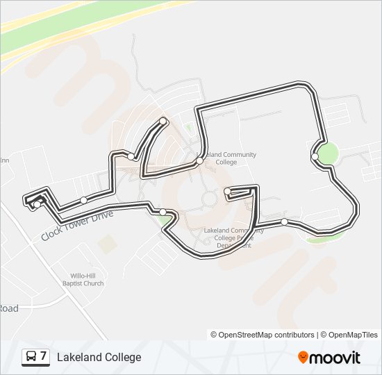 7 Route: Schedules, Stops & Maps - Lakeland College (Updated)