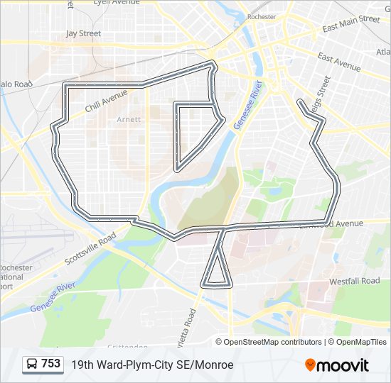 Ruta 753: horarios, paradas y mapas - 753 19th Ward Nw-Plymouth-City SE ...