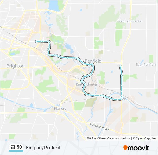 50 Route: Schedules, Stops & Maps - 50 Fairprt/Penfld To Bloss Loop ...