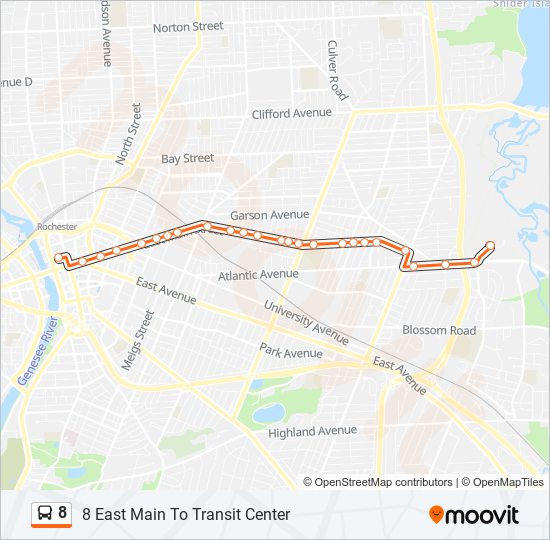 Ruta 8: horarios, paradas y mapas - 8 East Main To Transit Center ...