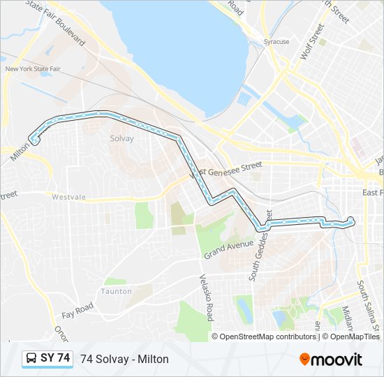 Ruta sy 74: horarios, paradas y mapas - 74 Solvay - Milton (Actualizado)