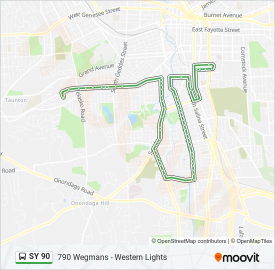 sy 90 Route: Schedules, Stops & Maps - 790 Wegmans - Western Lights ...