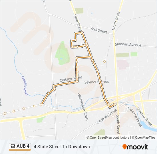 Ruta aub 4: horarios, paradas y mapas - 4 State Street To Downtown ...