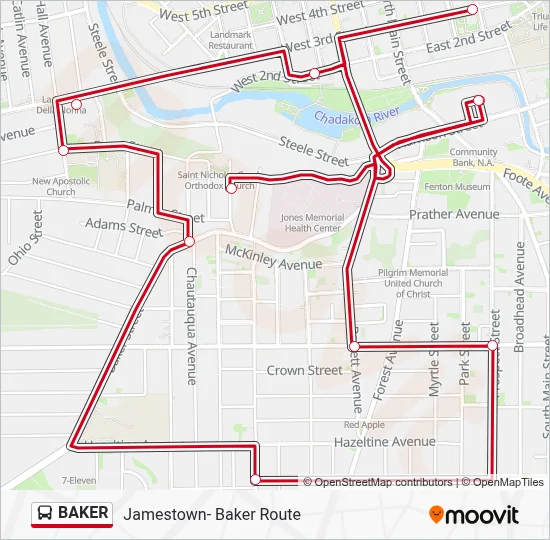 BAKER Route: Schedules, Stops & Maps - Junction (Updated)