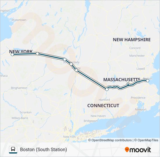 GREYHOUND US0270 Route: Schedules, Stops & Maps - Boston (South Station ...