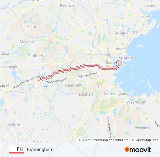 fh Route: Schedules, Stops & Maps - Framingham (Updated)