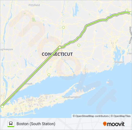 Ruta flixbus 2610: horarios, paradas y mapas - Boston (South Station ...