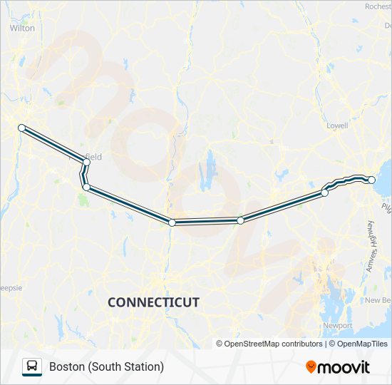 GREYHOUND US0270S Route: Schedules, Stops & Maps - Boston (South ...