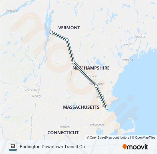 greyhound us0261d Route: Schedules, Stops & Maps - Burlington Downtown ...