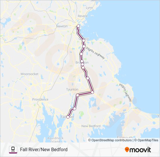 fall rivernew bedford Route: Schedules, Stops & Maps - #1909 | Fall ...