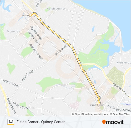 210 Route: Schedules, Stops & Maps - North Quincy (Updated)