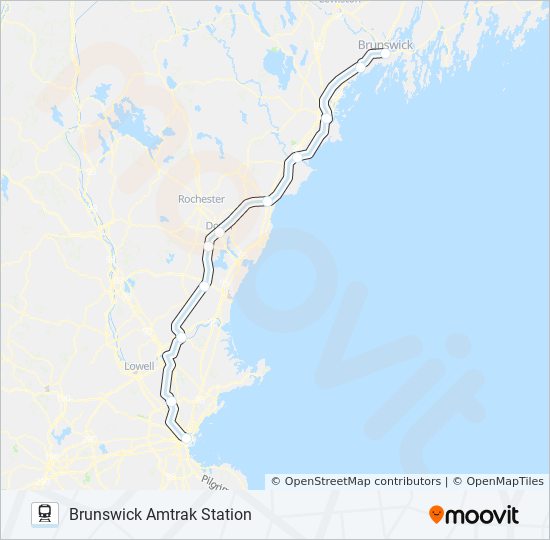 downeaster Route: Schedules, Stops & Maps - Brunswick Amtrak Station ...