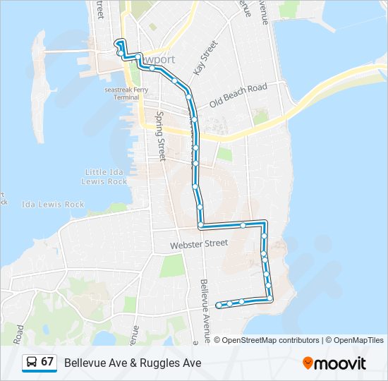 67 Route: Schedules, Stops & Maps - Bellevue Ave & Ruggles Ave (Updated)