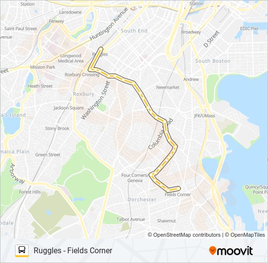 15 Route: Schedules, Stops & Maps - Fields Corner (Updated)