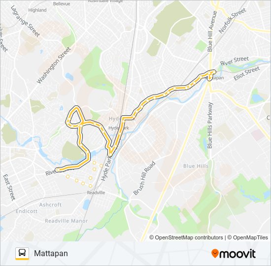 33 Route: Schedules, Stops & Maps - Mattapan (Updated)