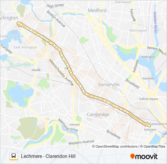 87 Route: Schedules, Stops & Maps - Lechmere (Updated)