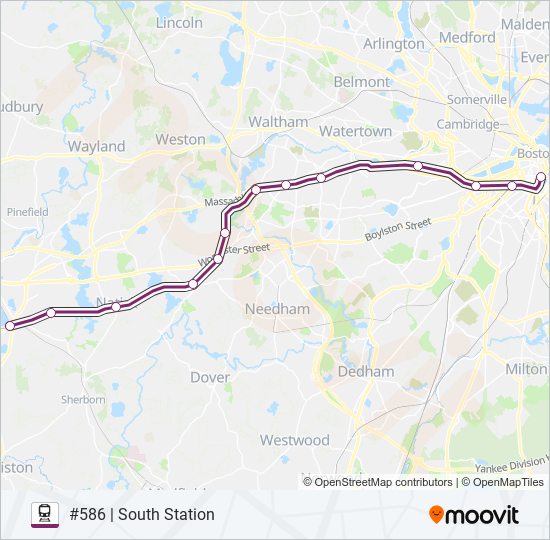 framinghamworcester Route: Schedules, Stops & Maps - #582 | South ...