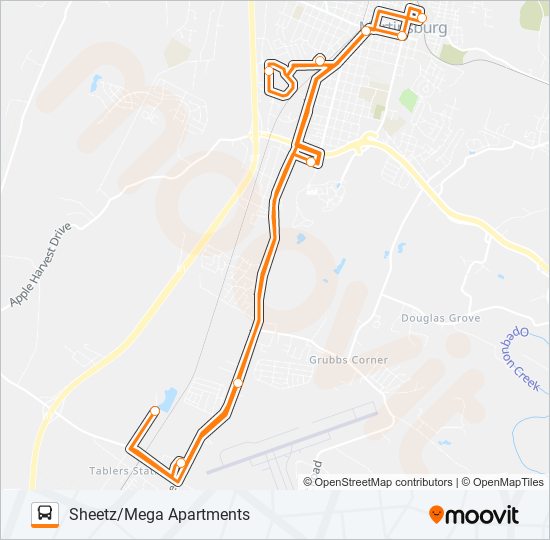 Ruta route 14: horarios, paradas y mapas - Sheetz/Mega Apartments ...