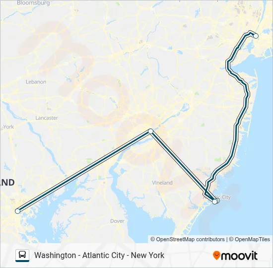 GREYHOUND US0320 Route: Schedules, Stops & Maps - Baltimore Downtown ...