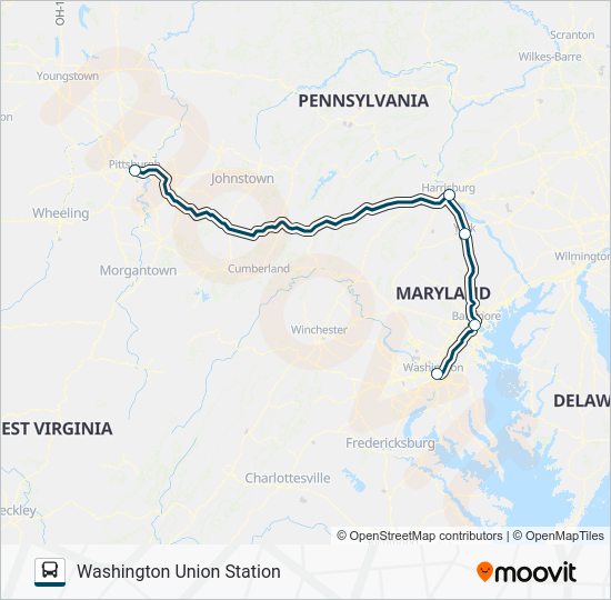 Ruta GREYHOUND US0430: horarios, paradas y mapas - Washington Union ...