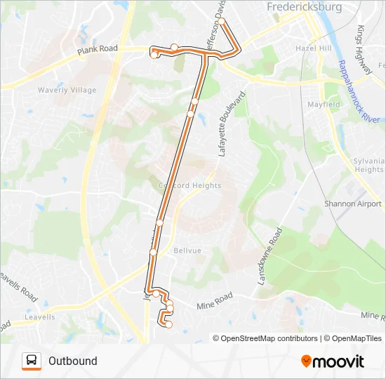 GREENBRIER SHOPPING CENTER Route: Schedules, Stops & Maps - Outbound ...