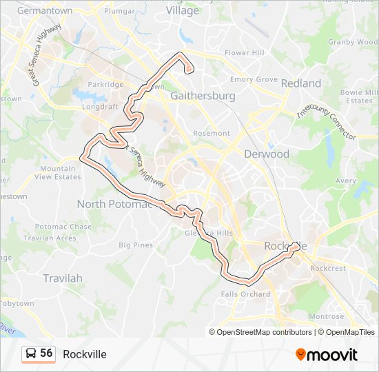 Ruta 56: horarios, paradas y mapas - Rockville (Actualizado)