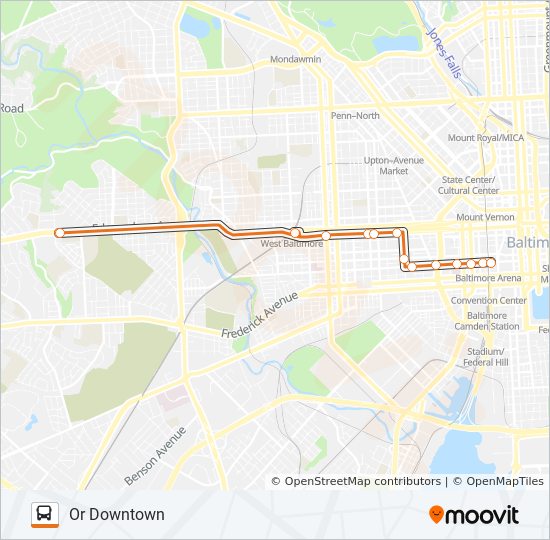 citylink orange Route: Schedules, Stops & Maps - Or Downtown (Updated)