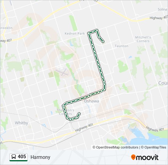 405 Route: Schedules, Stops & Maps - Harmony (Updated)
