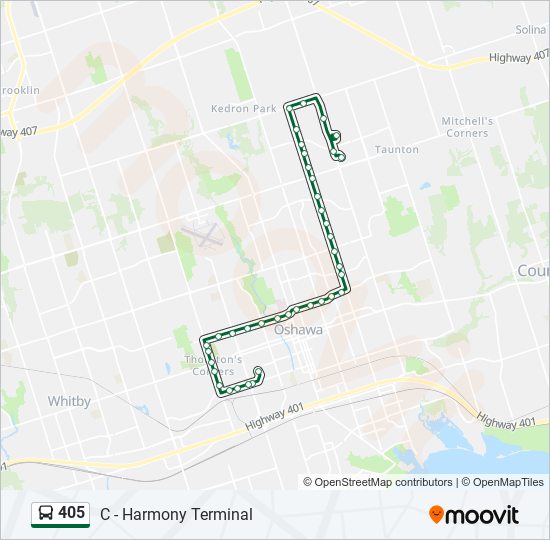405 Route: Schedules, Stops & Maps - C - Harmony Terminal (Updated)