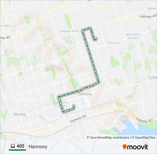 405 Route: Schedules, Stops & Maps - Harmony (Updated)