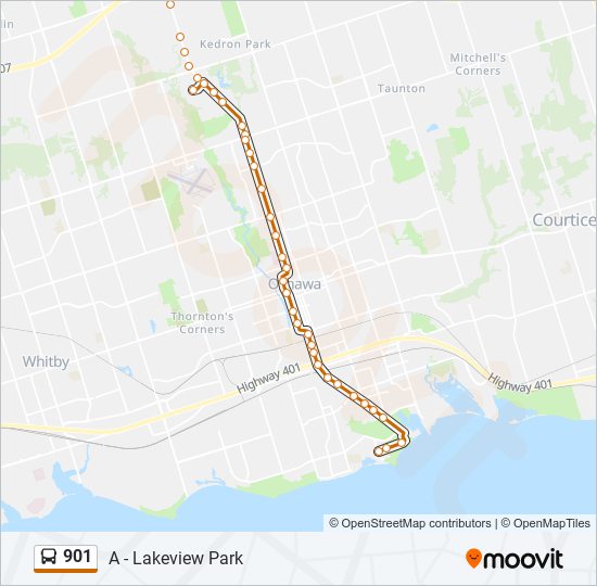 901 Route: Schedules, Stops & Maps - A - Lakeview Park (Updated)