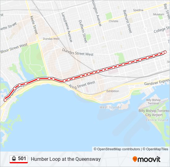 501 Route: Schedules, Stops & Maps - Humber Loop at the Queensway (Updated)