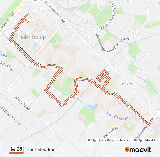 28 Route: Schedules, Stops & Maps - 28 S Confederation To Trillium ...