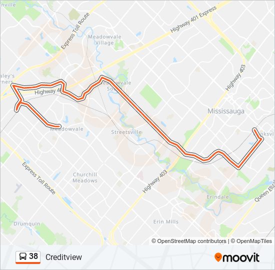 38 Route: Schedules, Stops & Maps - Northbound (Updated)