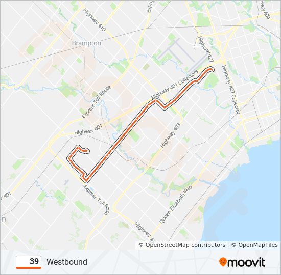 39 Route: Schedules, Stops & Maps - Westbound (Updated)