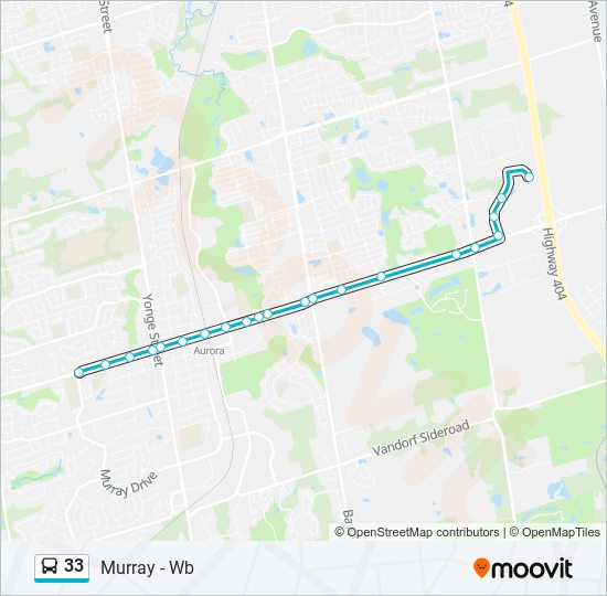 33 Route: Schedules, Stops & Maps - Murray - Wb (Updated)