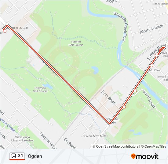 31 Route: Schedules, Stops & Maps - 31 S Ogden To Long Branch Go (Updated)