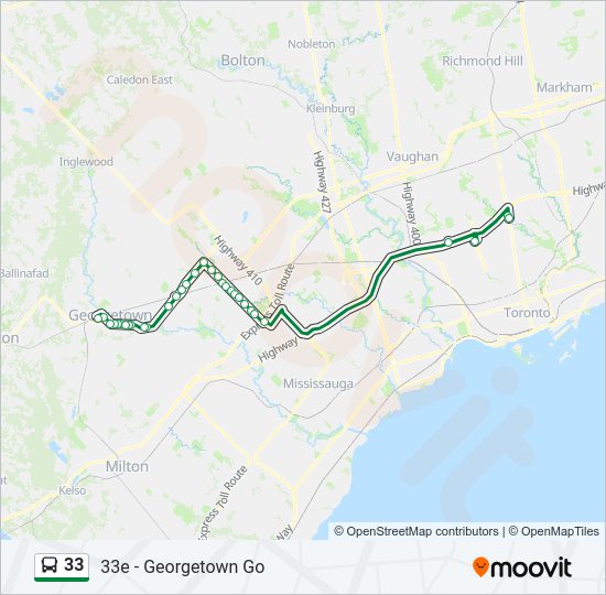 33 Route: Schedules, Stops & Maps - 33e - Georgetown Go (Updated)