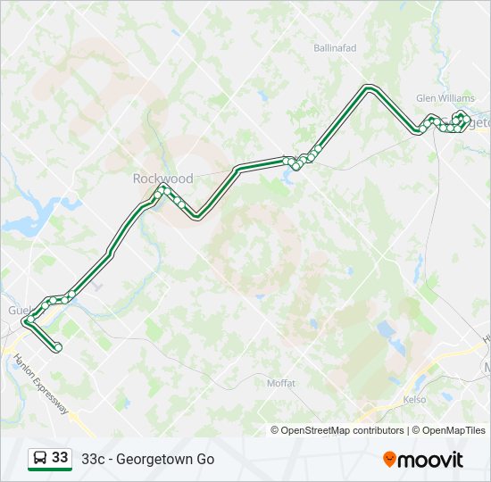 33 Route: Schedules, Stops & Maps - 33c - Georgetown Go (Updated)