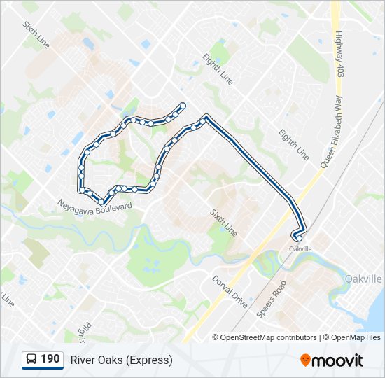 190 Route: Schedules, Stops & Maps - River Oaks (Express) (Updated)