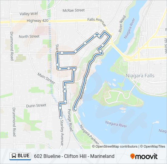 blue Route: Schedules, Stops & Maps - 602 Blueline - Clifton Hill ...