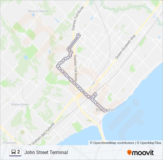 2 Route: Schedules, Stops & Maps - John Street Terminal (Updated)