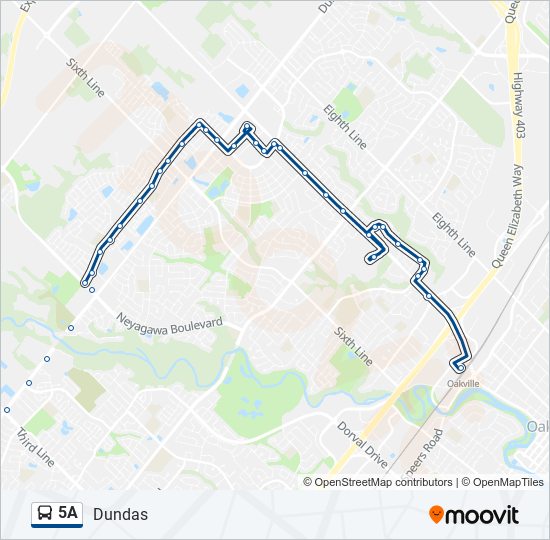 5a Route Schedules Stops Maps Oakville Go Via Sixteen Mile Updated 5a Route Schedules Stops Maps Oakville Go Via Sixteen Mile Updated
