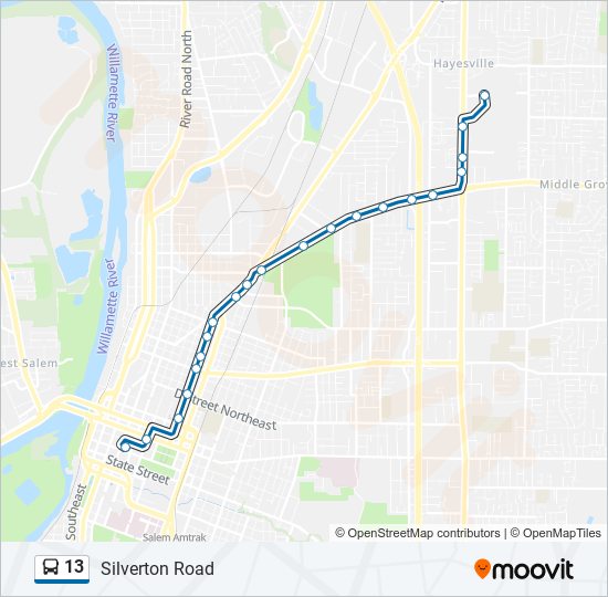 Ruta 13: horarios, paradas y mapas - Downtown Transit Center (Actualizado)