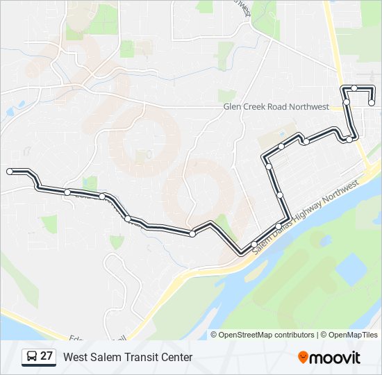 Ruta 27: horarios, paradas y mapas - West Salem Transit Center ...