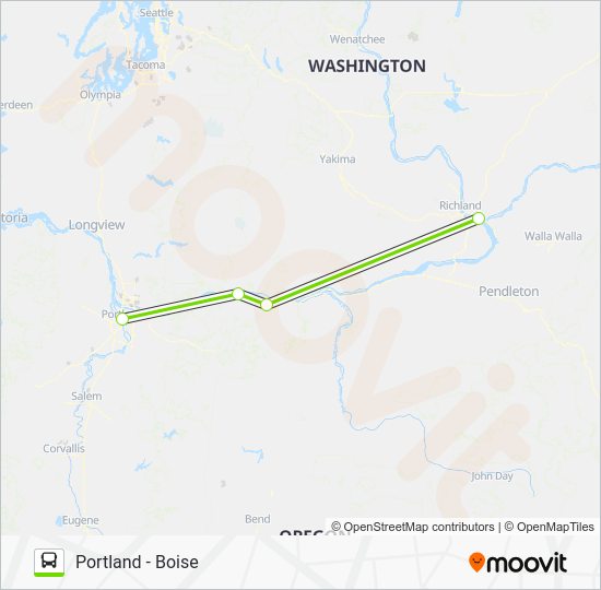 Ruta FLIXBUS 2184: horarios, paradas y mapas - Portland Curbside Bus ...