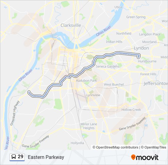 29 Route: Schedules, Stops & Maps - Oxmoor Center (Updated)